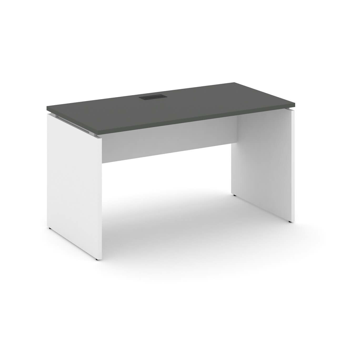 Стол письменный Style Project Riva SN-D. SP-004 Антрацит NEW / Белый 1580*600*750