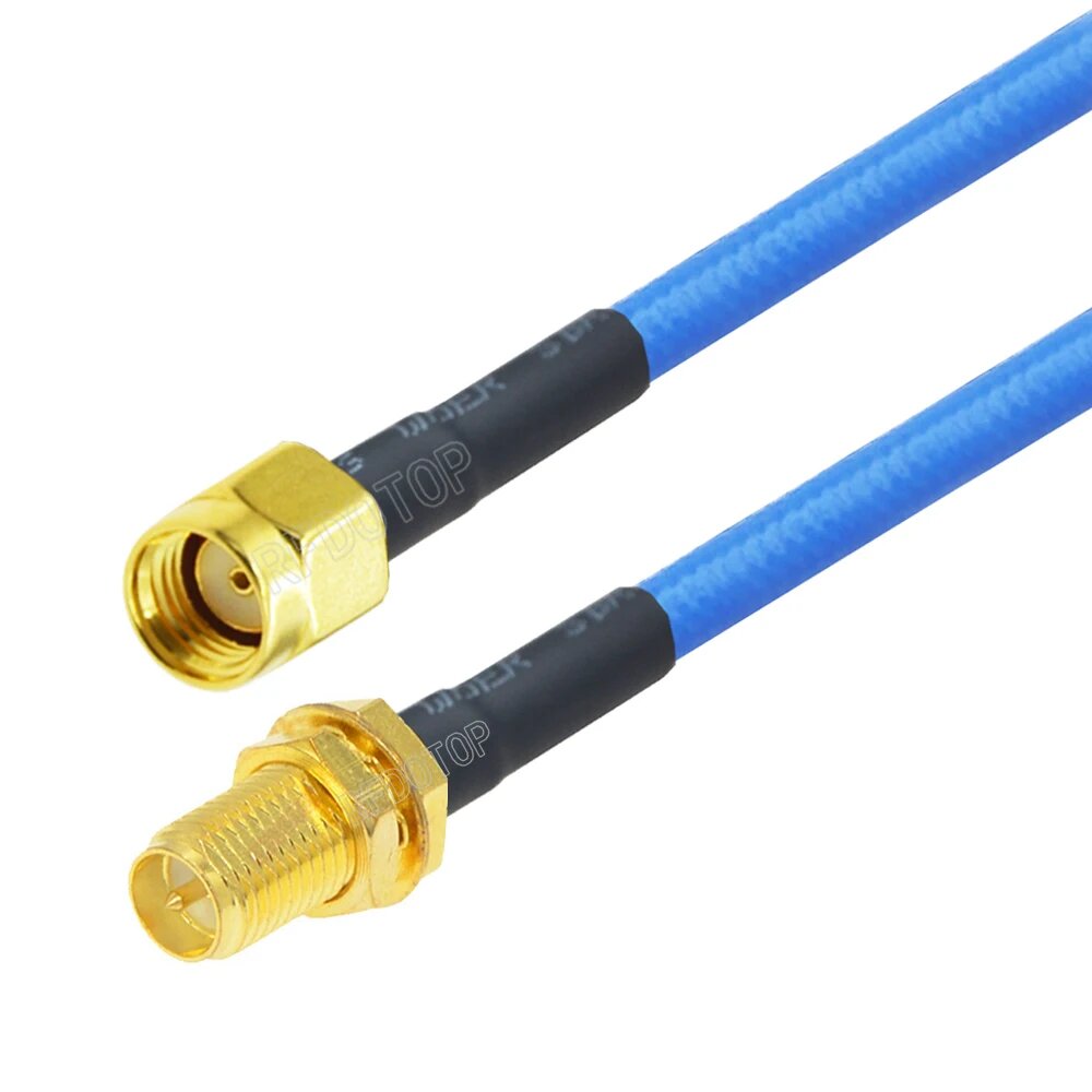 RFDOTOP RG402 полугибкий коаксиальный кабель SMA-SMA синий 50 Ом