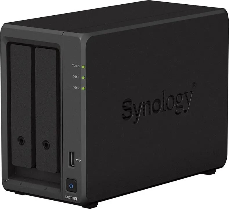 Сетевое хранилище NAS Synology Original DS723+ 2-bay настольный Ryzen R1600
