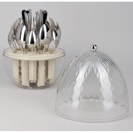 Набор столовых приборов Agness на вращающейся подставке, 24 пр. (922-022)