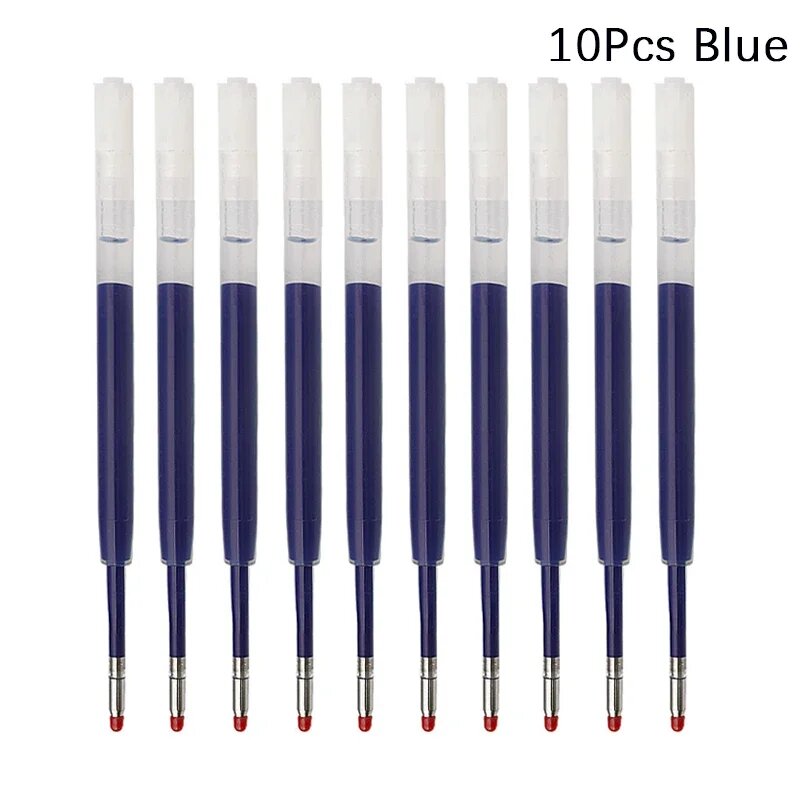 MROOFUL Гелевые ручки 424, сменные стержни G2, 0,5 мм, синий, черный, красный Синий, blue -10pcs