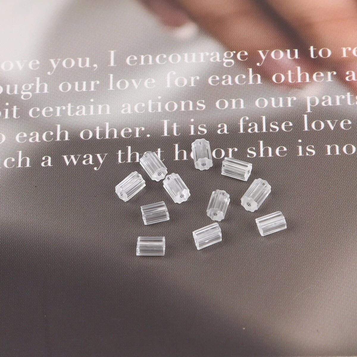 Заглушки для сережек-гвоздиков Beadia 4x4 мм No.5 100Pcs 4x3mm