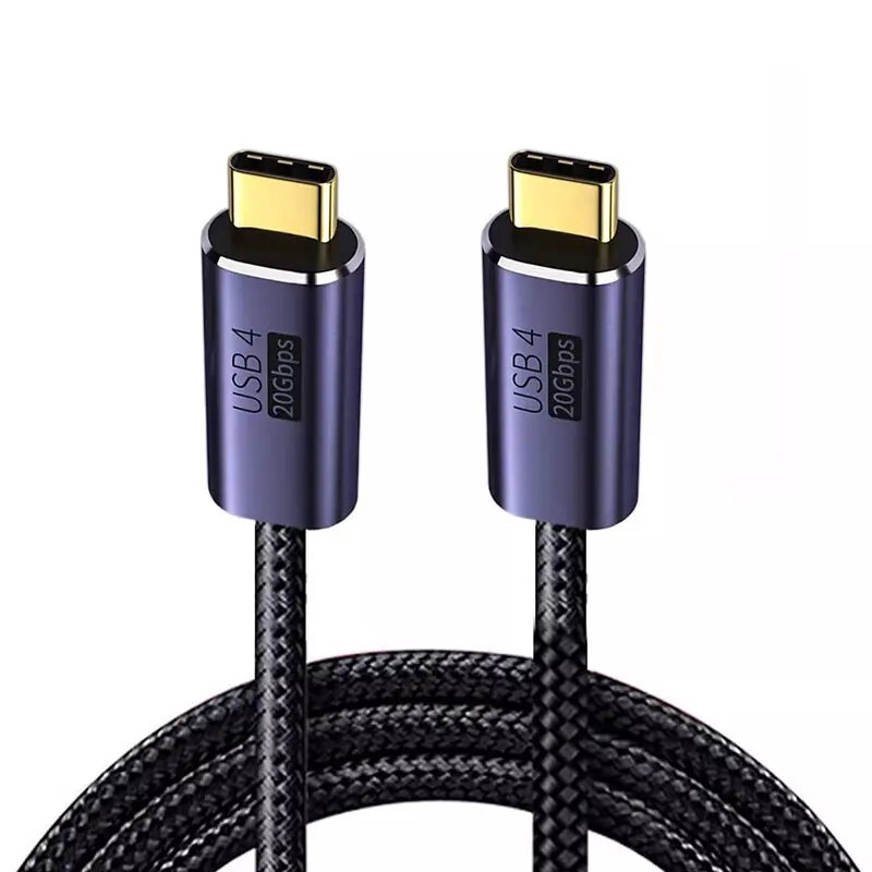 USB 4.0 Type-C кабель для iPhone 17 15 Macbook iPad Pro Samsung 2m 3m 3 м, Straight