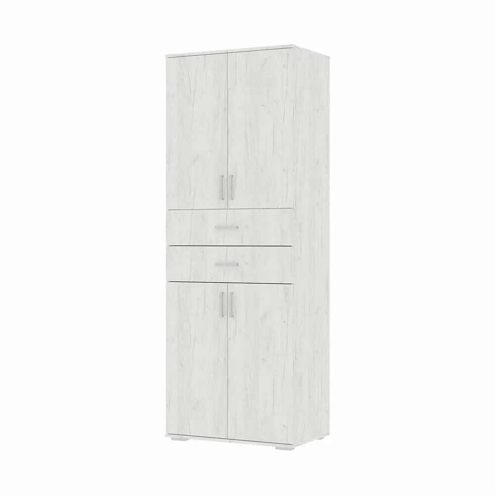 Шкаф «нельсон» ШК 05 (СОЛО-5), дуб крафт белый/дуб крафт белый (800х500х2000)