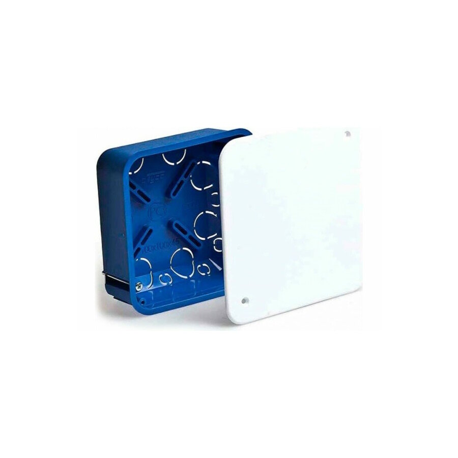 Установочная коробка СП ГСК 100х100х45 с крышкой Ruvinil (5шт) 10161