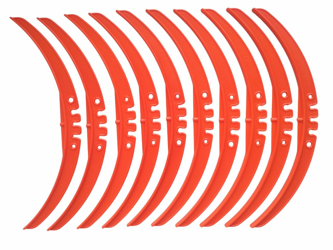 10 шт. Подставка-держатель для зимней удочки. Для 3-х размеров хлыстов