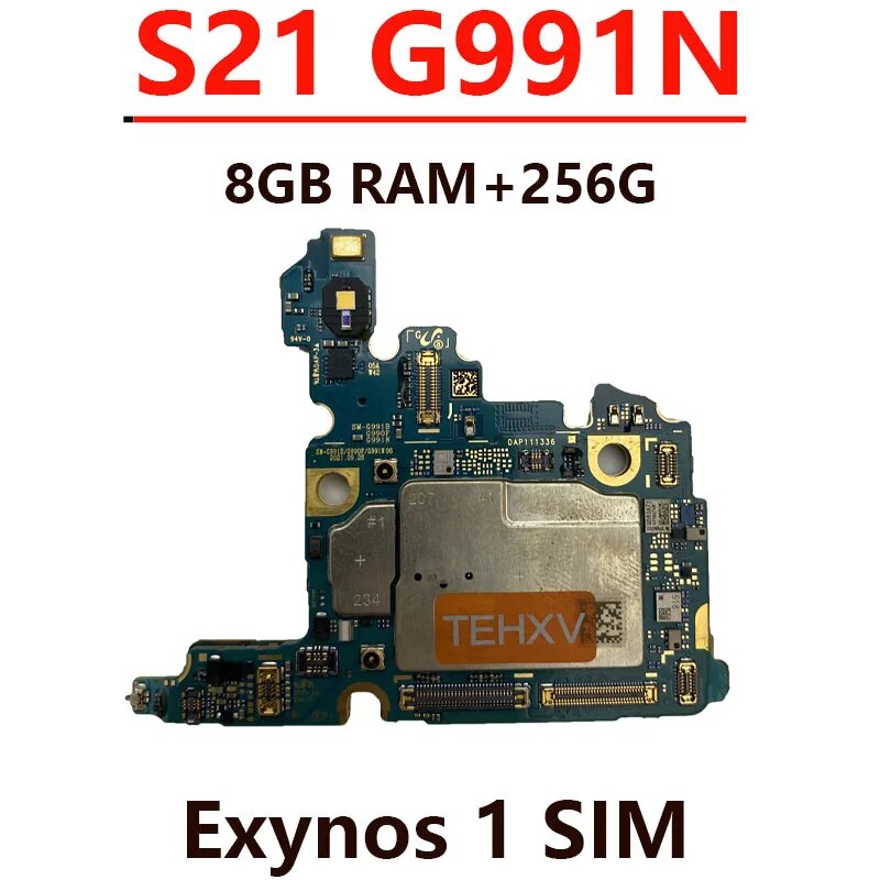 Разблокированная материнская плата для Samsung Galaxy S21 5G G991B G991B/DS G991N Plus G996B G996N 8 ГБ ОЗУ 128 ГБ 256 ГБ материнская плата