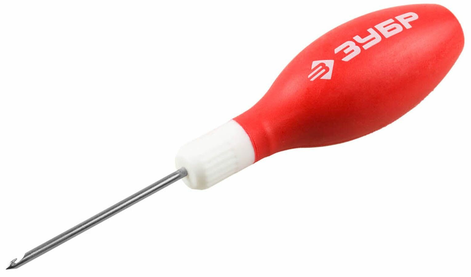 Шило сапожное ЗУБР 3 мм, длина 60 мм, материал рукоятки пластик