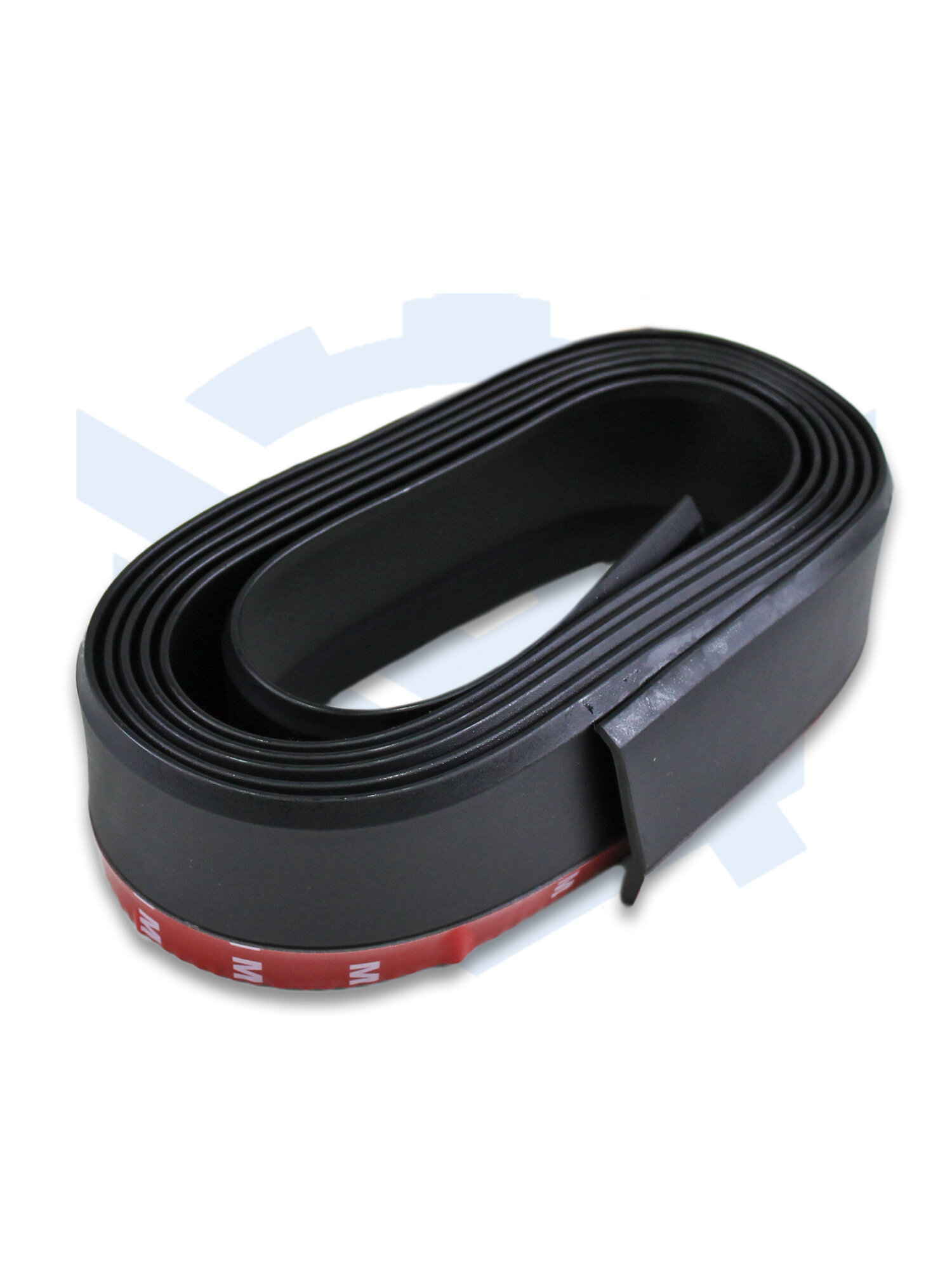 Универсальная резиновая губа "SAMURAI" на передний бампер (черная)