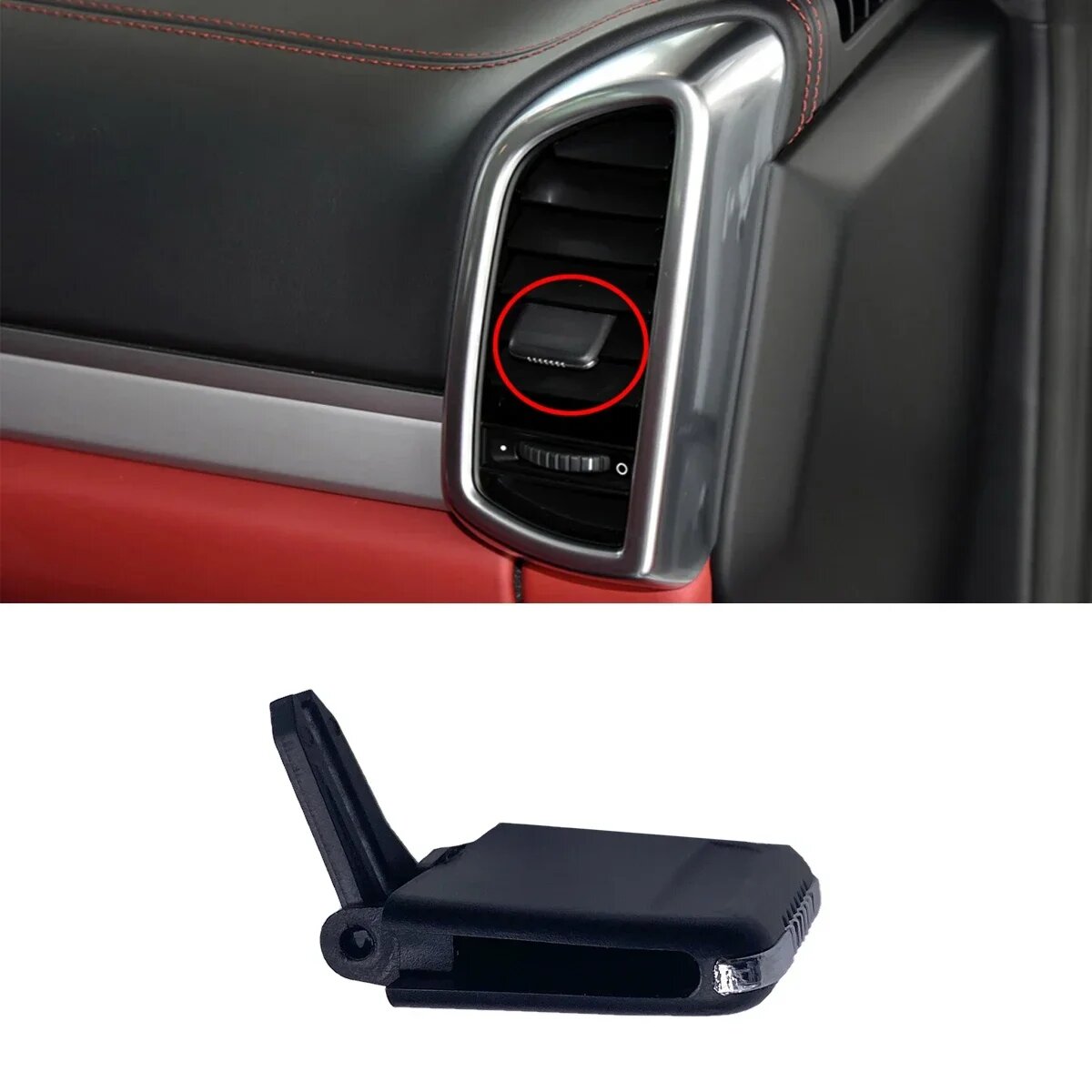 X1 Dash Air Vent Grill Pick Slide Tab Clip Trim для Porsche Cayenne 92A S Turbo GTS 2011-2017 95855270301 95855270401