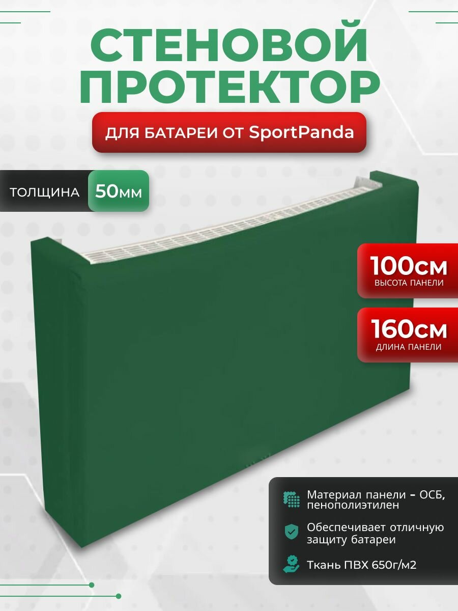 Стеновой протектор SportPanda для батареи, 100х160 см, 50 мм