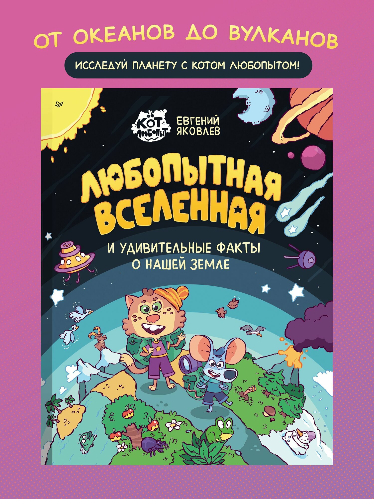 Любопытная вселенная и удивительные факты о нашей земле / книги для детей / энциклопедии