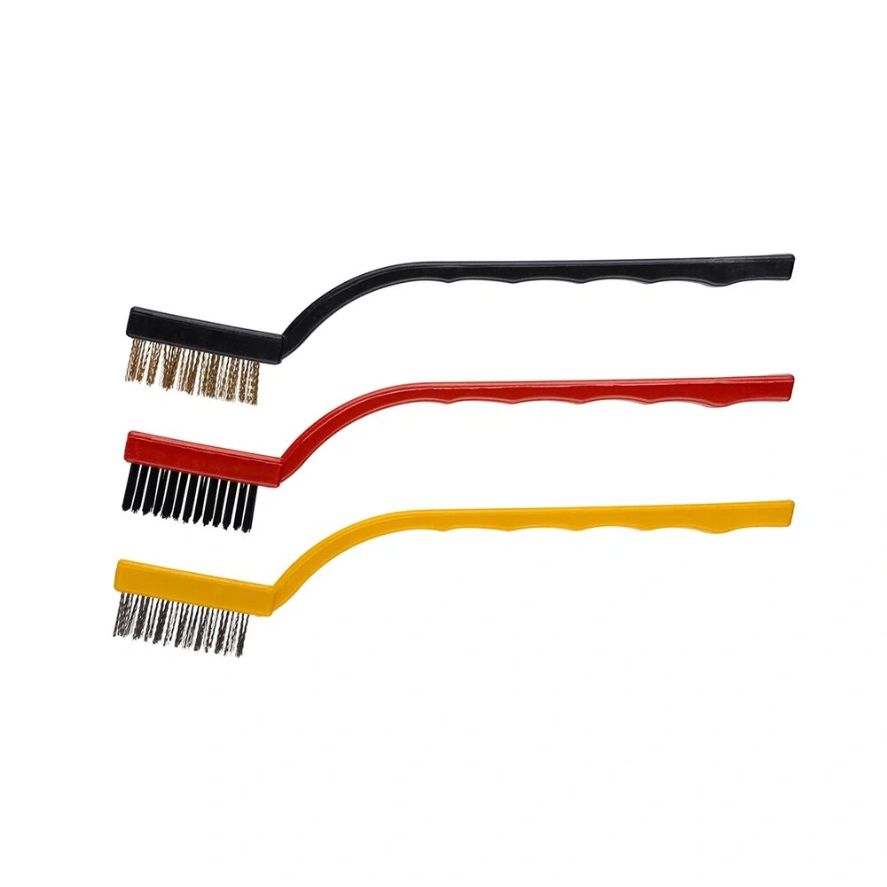 Набор щеток по металлу Park, пластиковая ручка, набор из 3 шт