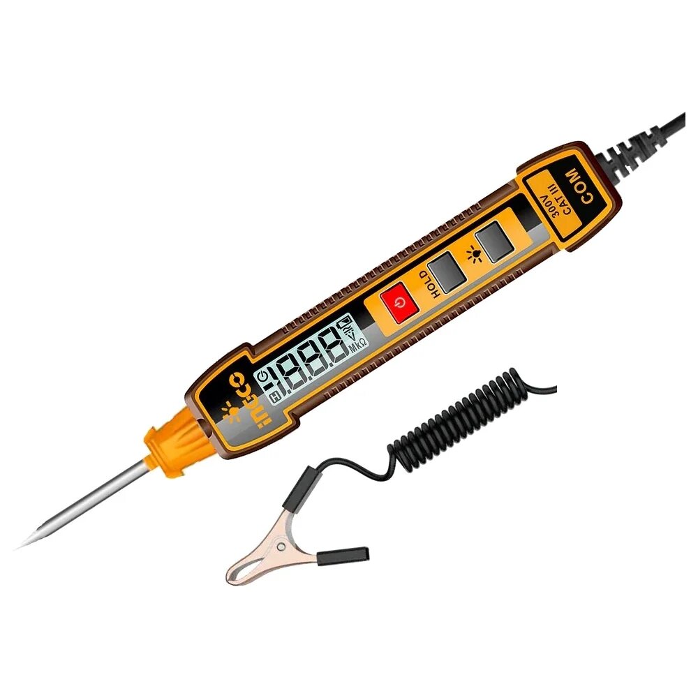 Тестер автомобильный INGCO DC 100В INDUSTRIAL HSDT41001, эффективной диагностики неисправностей