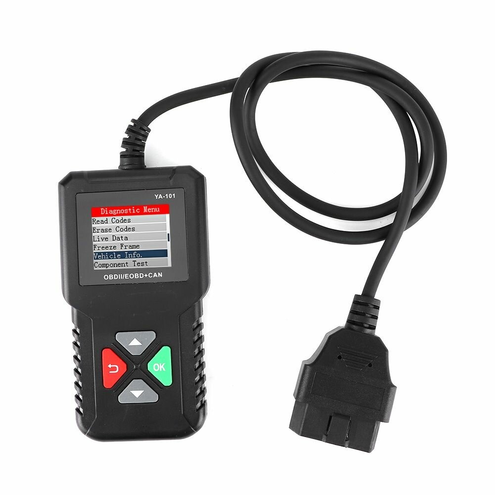 Сканер OBDII YA101 для чтения кодов неисправностей