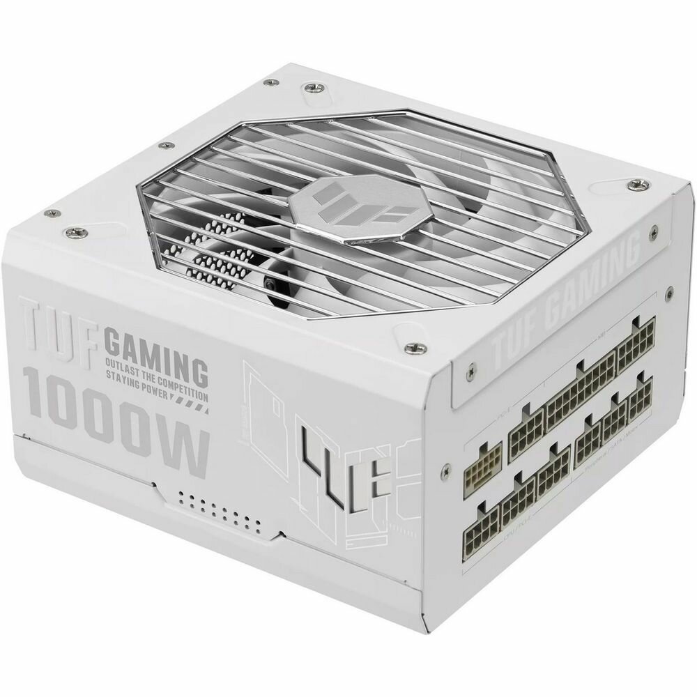 Блок питания ASUS TUF-GAMING-1000G-WHITE/PSU, CE+UK, 1000Вт, 135мм, белый
