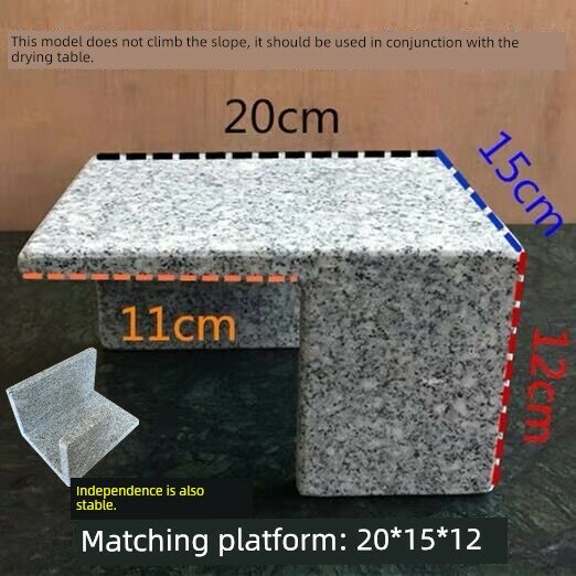 Платформа для грытья черепахи, платформа для грытья по камню, платформа для грытья из гранита, каменная лестница для