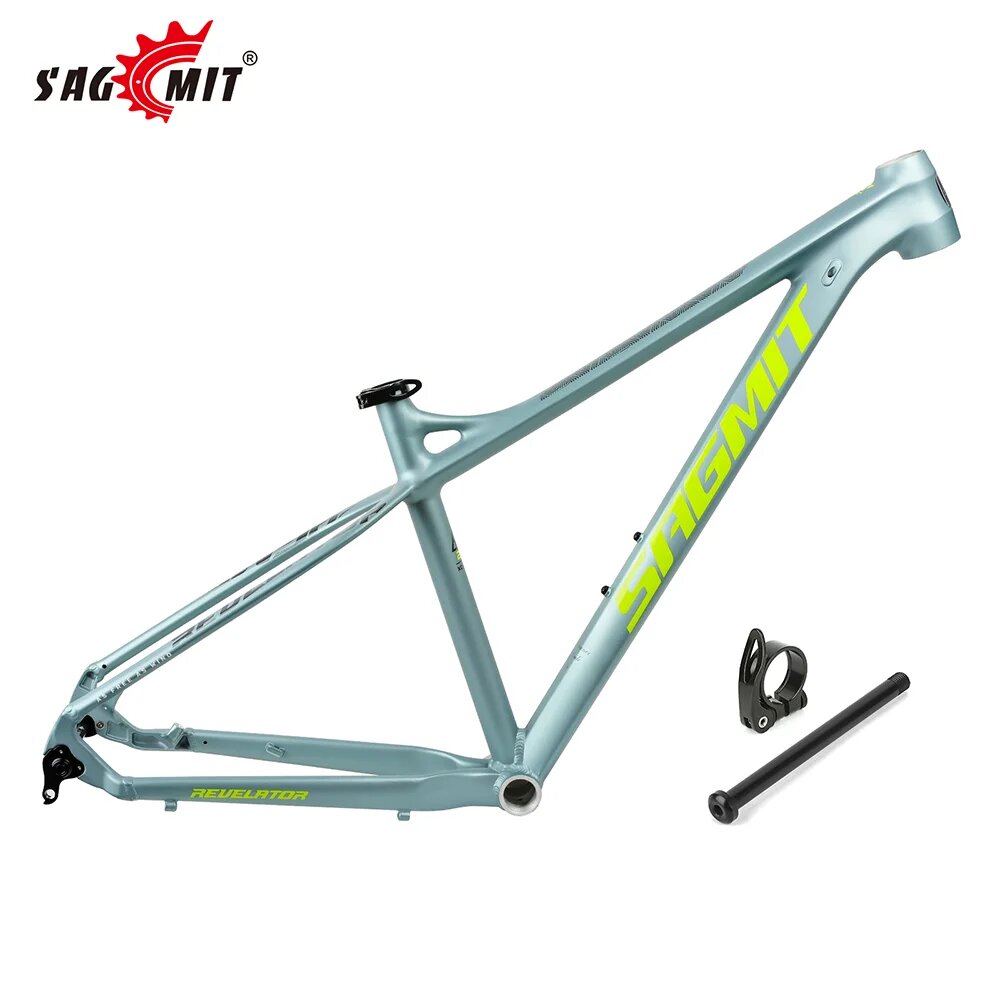 SAGMIT Рама велосипеда горного 27,5/29 дюймов алюминиевая S, 29 Light cyan