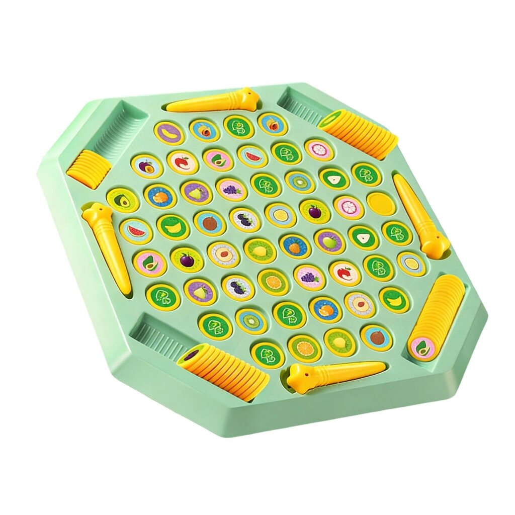 Переверните Шахматы Игра На Память Животные Фрукты Переверните Шахматы Настольная игра Творческая Игра