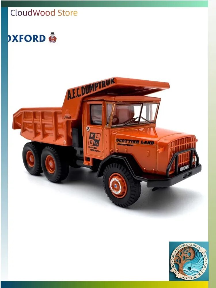Эксклюзивная модель AEC690 Dump Truck в масштабе 1:76 от Oxford, коллекционная миниатюра из легкого сплава