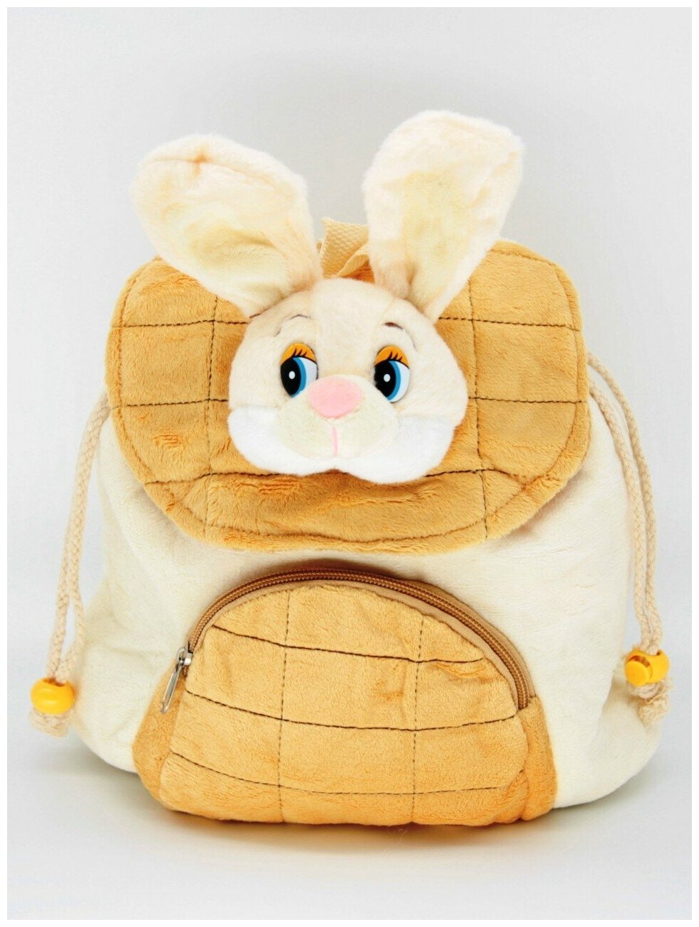 Мягкая игрушка Зайчик рюкзак 28 см.