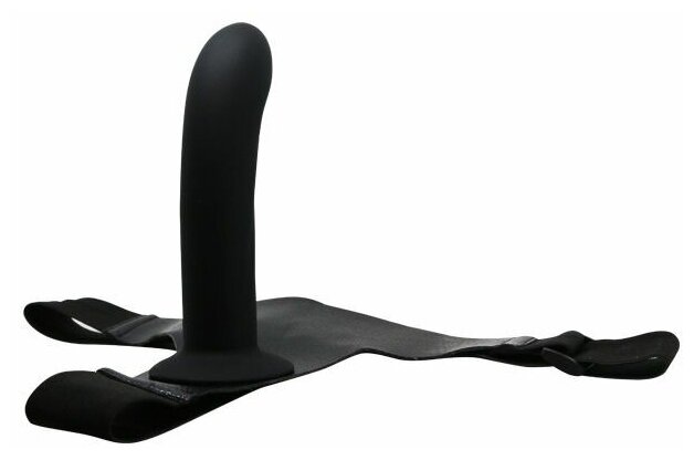 Страпон на эластичных ремнях Ultra Harness Karin Dildo - 16,8 см.