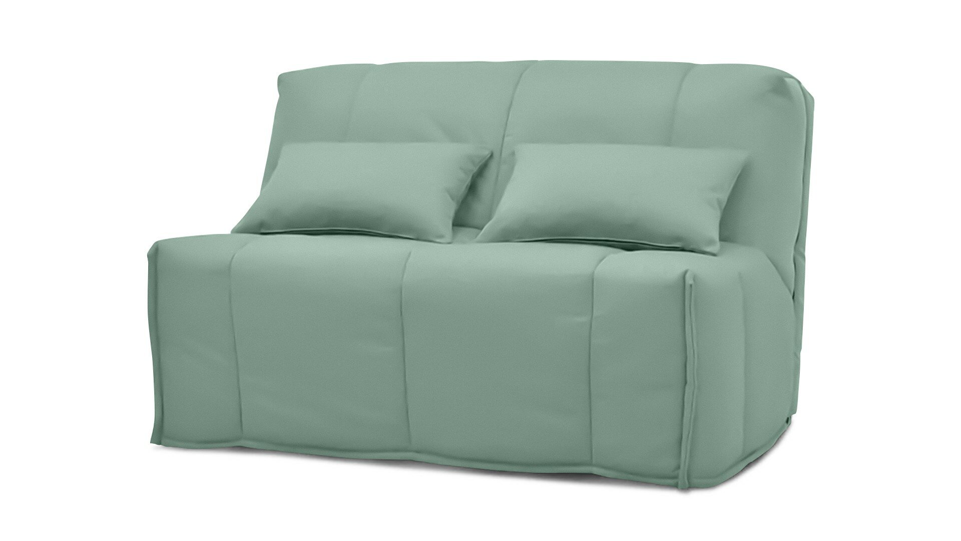 Диван Клауд Лайт Vivaldi 09 NEW 125x105x88 см, зеленый Велюр, аккордеон Дом мебели для вас