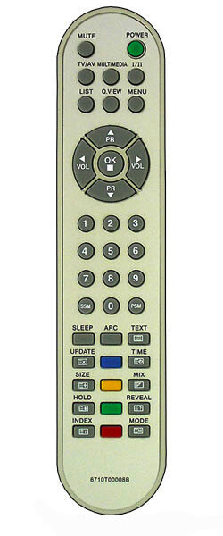 Пульт HUAYU для телевизора LG 6710T00008B (6710v00126P)