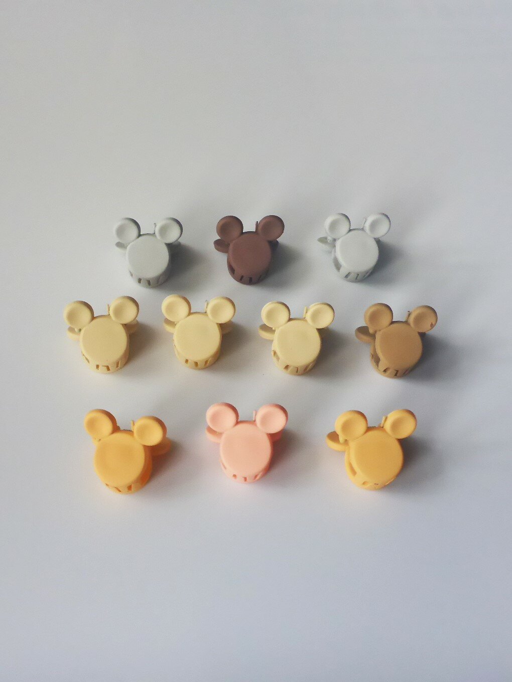 Заколка, зажим, краб, аксессуар для укладки волос миккимаус коричневый