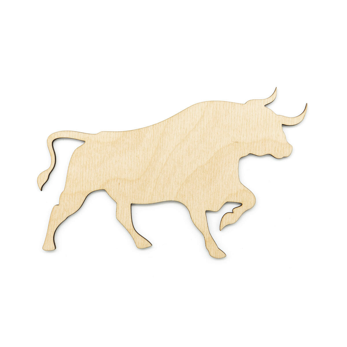 Заготовка деревянная для творчества 'Бычок. В бой', 15*8,7*0,3 см, Astra&Craft