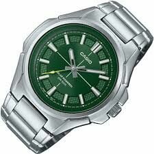 Наручные часы CASIO Collection, зеленый/серебристый — фото 1