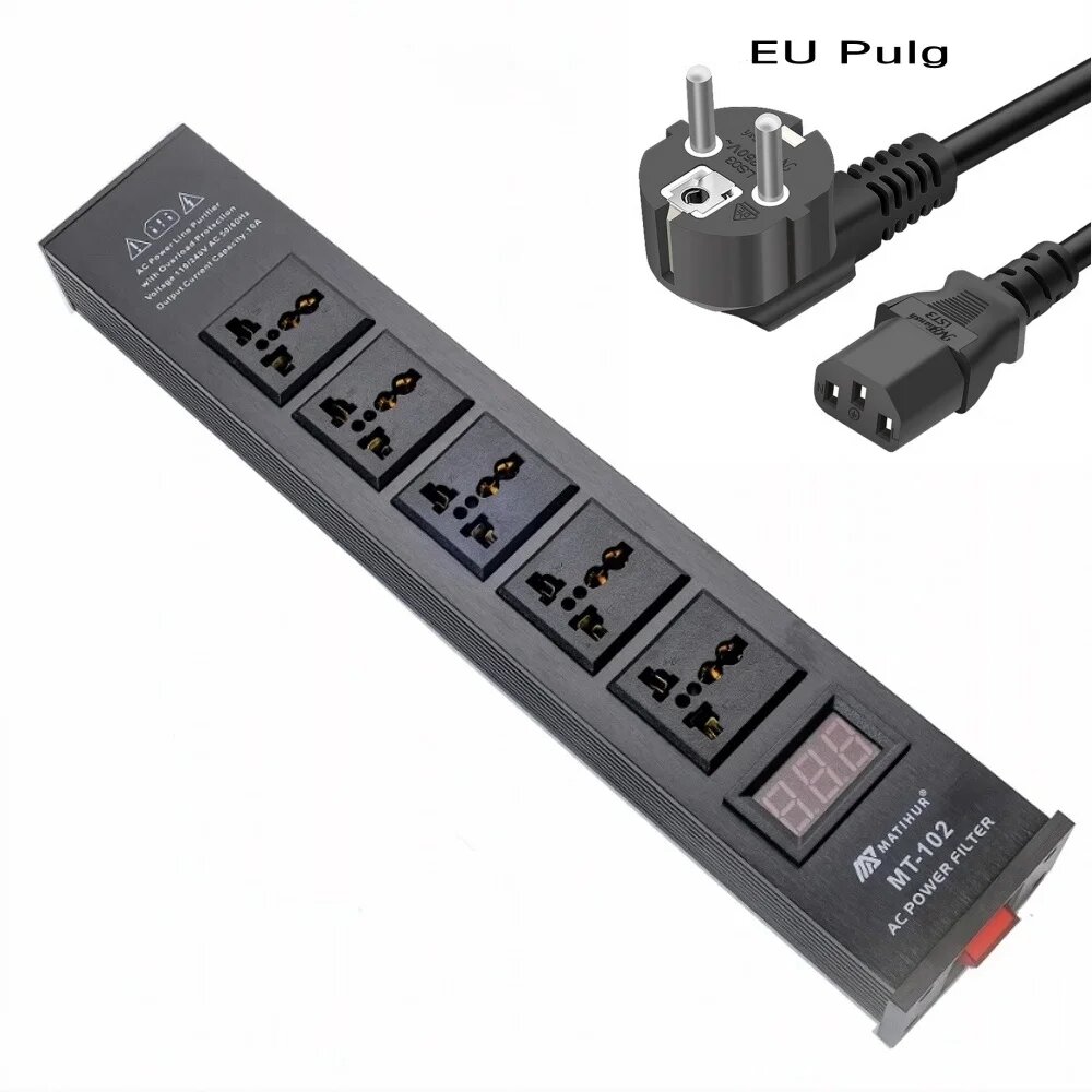 Фильтр питания Matihur MT-102 для Hi-Fi техники Black EU power line