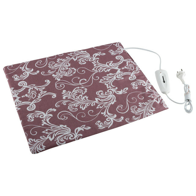 Инкор электрогрелка 40х50 см с 2 режимами бордовый корпус для дома или дачи тепло и уют