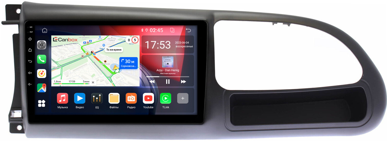 Штатная магнитола Ford Transit 1995-2005 Canbox GT9-9283 2/32 Android 10 (IPS, DSP, CarPlay)