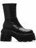 Ботинки Casadei Maxxxi, размер 40, черный
