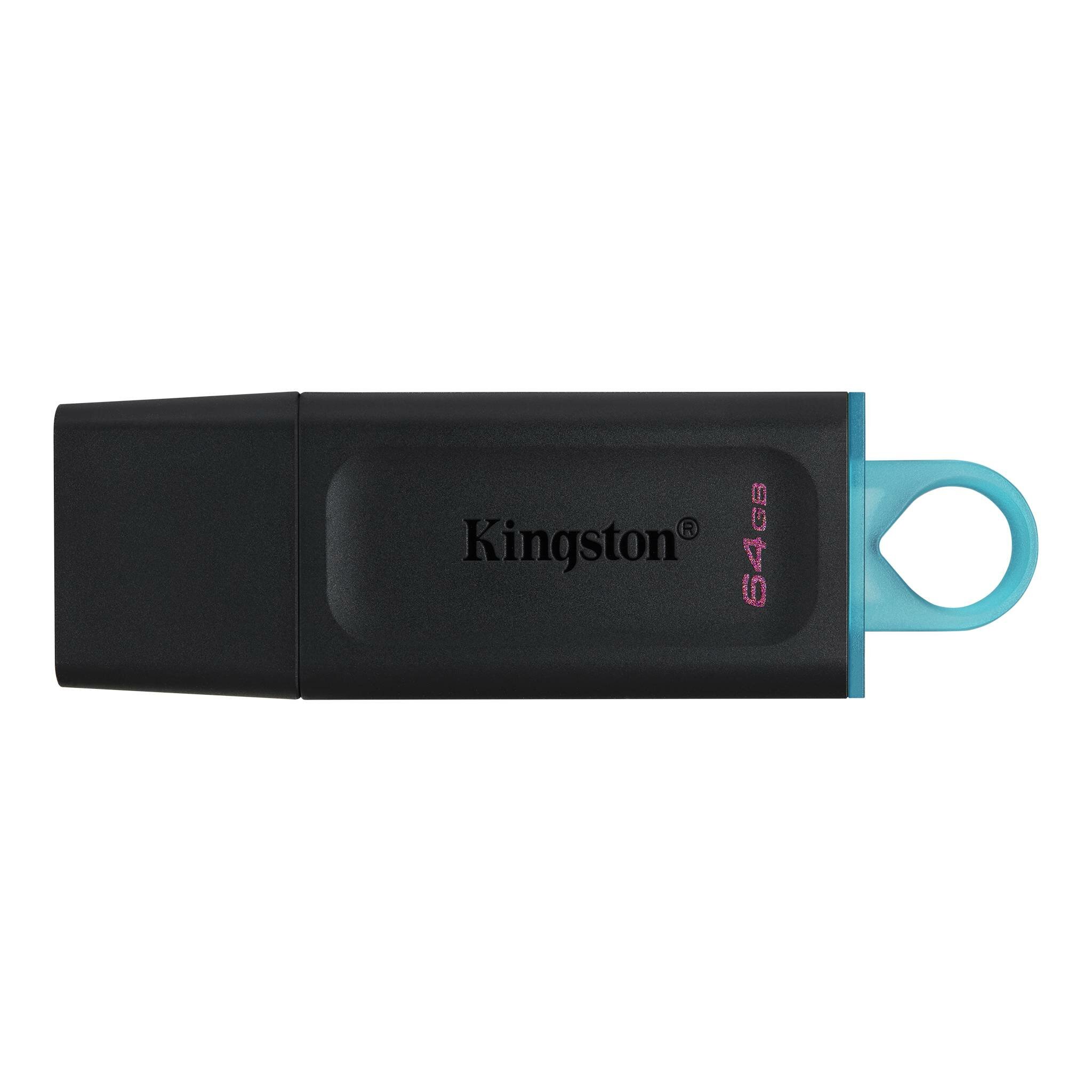 Флешка Kingston DataTraveler Exodia, 64 ГБ, USB 3.2 Gen1, черный