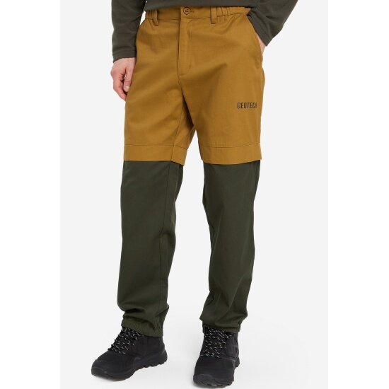 Брюки противоэнцефалитные Geotech 128491G2P коричневый/зеленый, разм. 56-58