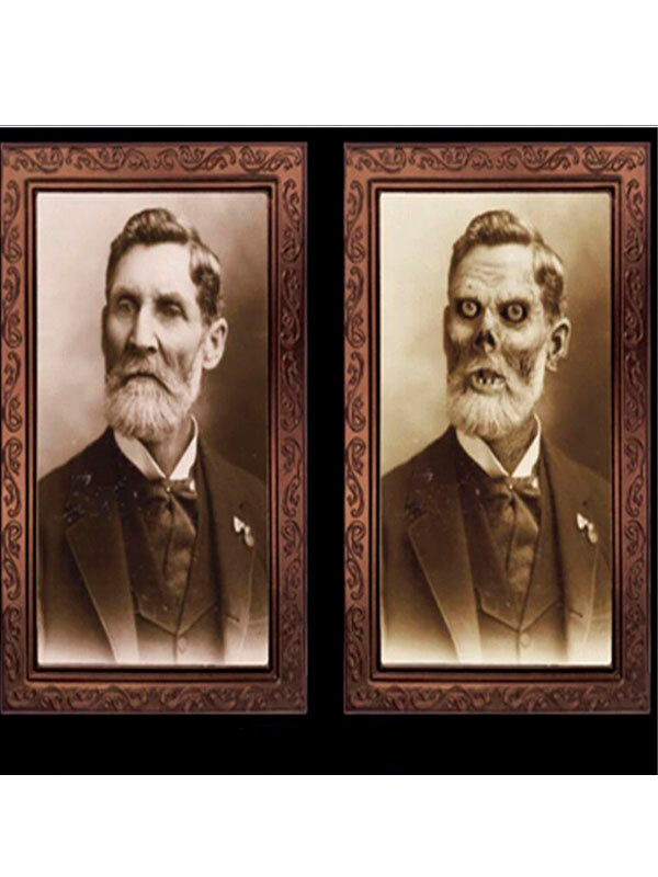 Картина, лентикулярная печать "Портрет мужчины (50 года) " (Цв: Черный )