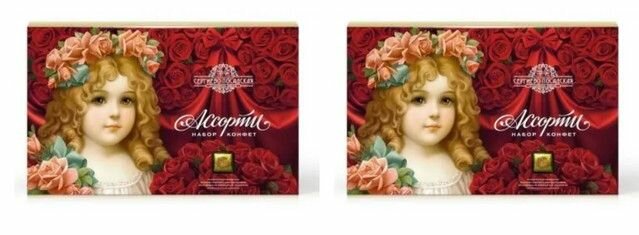 Сергиево-Посадская кондитерская фабрика Конфеты, ангел в розах, 108 гр, 2 шт.