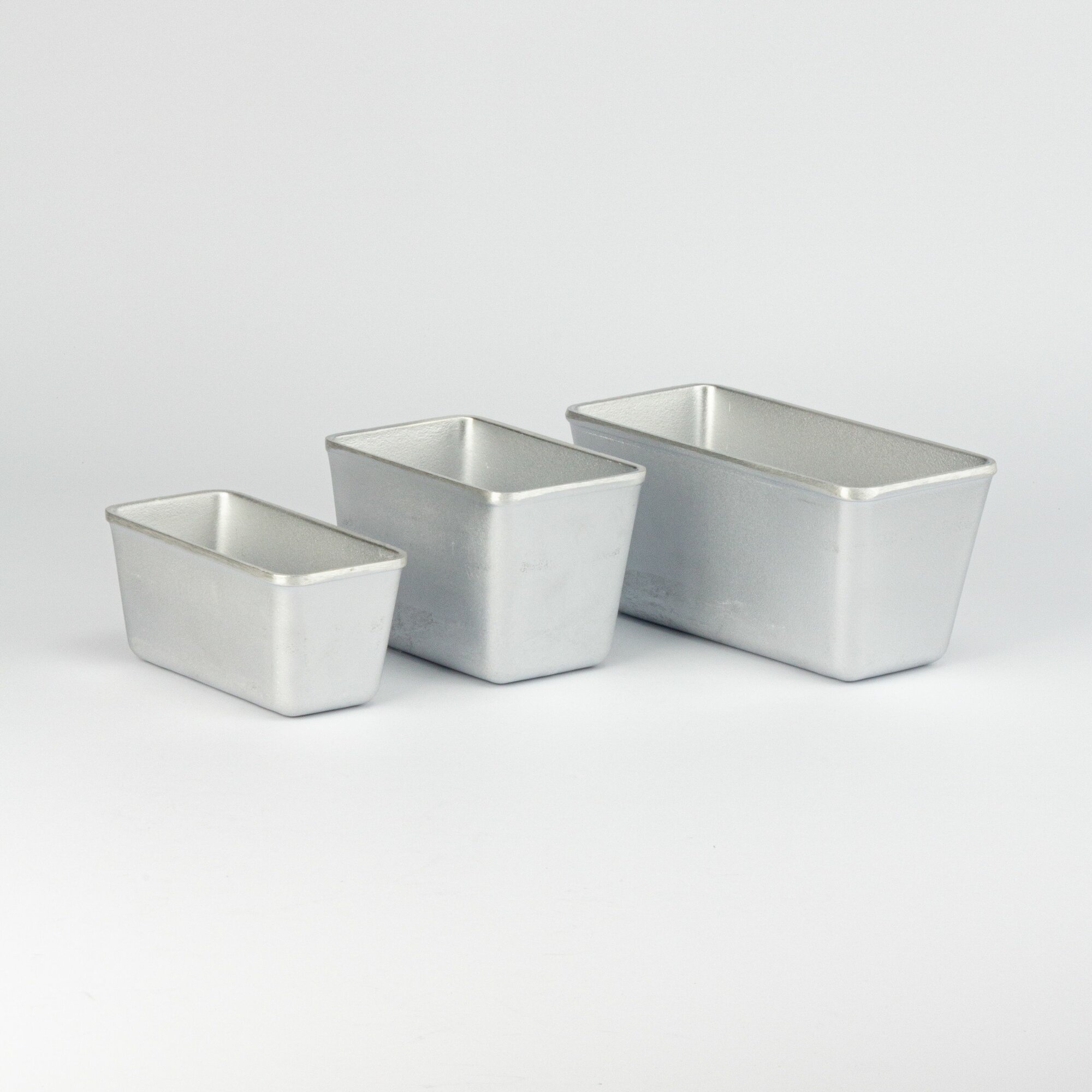 Форма для хлеба прямоугольная, комплект 3 шт.