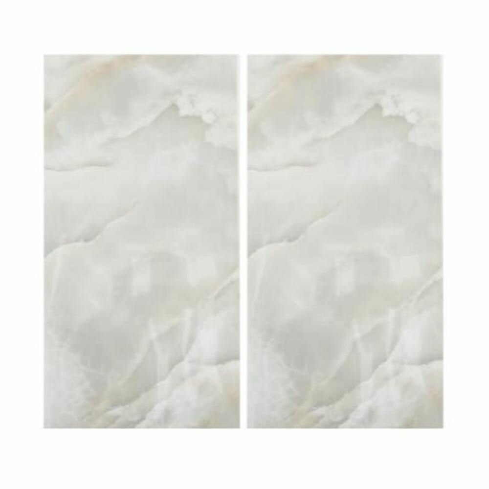 Панель самоклеющаяся 3D "Серо-зелёный мрамор" 30х60см (18шт в уп.)