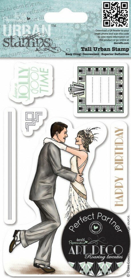 Docrafts PMA907185 Набор штампов "Бурные 20е", 6 шт