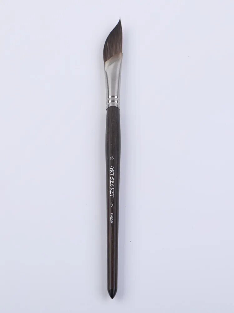 Artsecret Кисть для акварели и акрила, размер 6, беличья шерсть 975Dagger16 1pcs