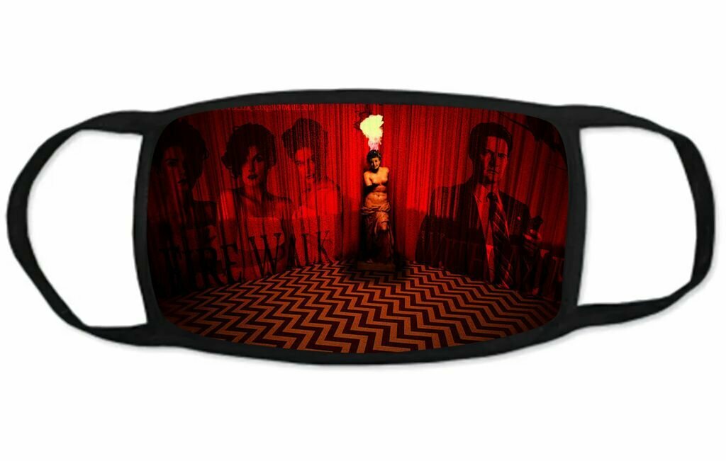 Маска на лицо Твин Пикс, Twin Peaks №7, Детская - 18 на 10 см