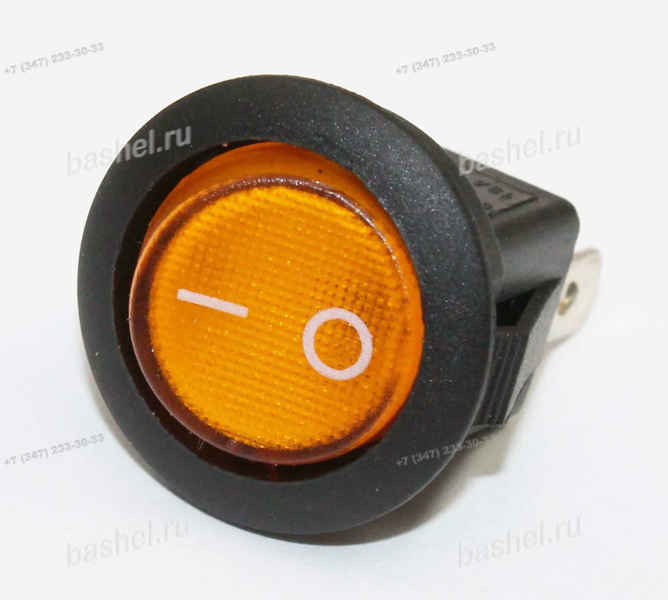 Выключатель MRS-101-8, 2PIN ON-OFF, жёлтый