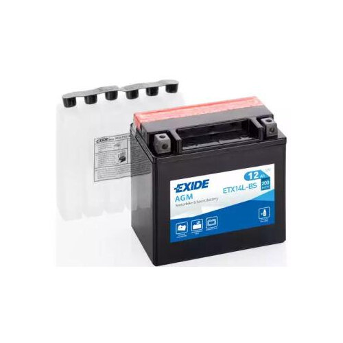 Аккумулятор Мото, EXIDE ETX14L-BS (1 шт.)