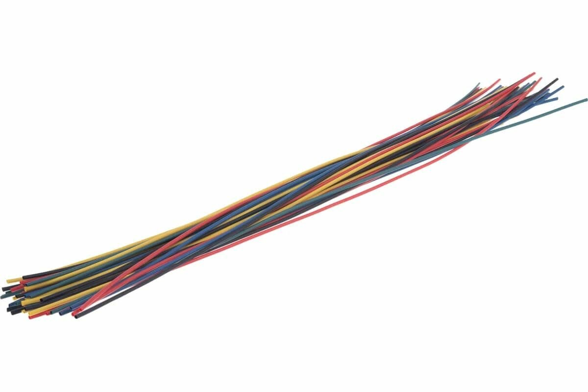 Набор трубок термоусадочных ТУТ 4.0/2.0мм 1м (уп.50шт) 5 цветов Rexant 29-0154