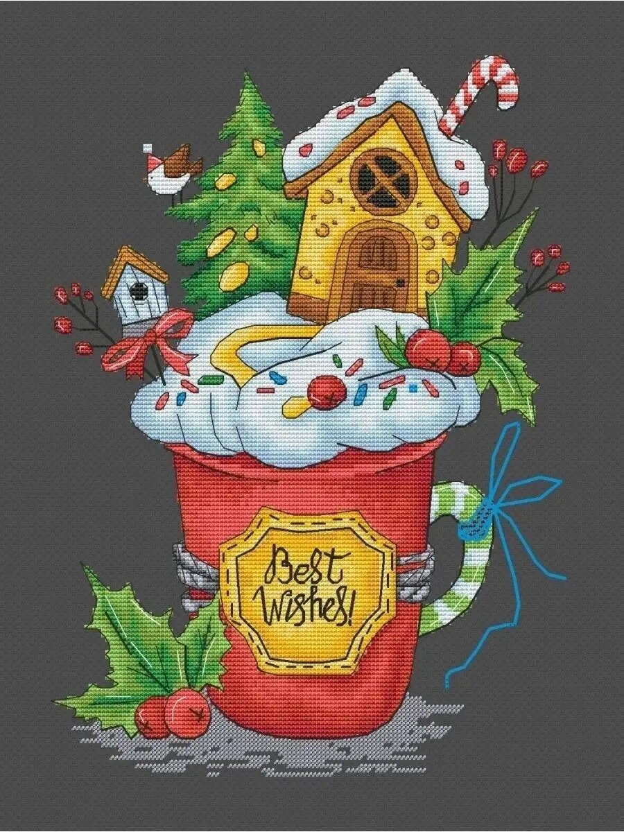 Набор для вышивания "Magic canva" Best Wishes 22.3х31 см