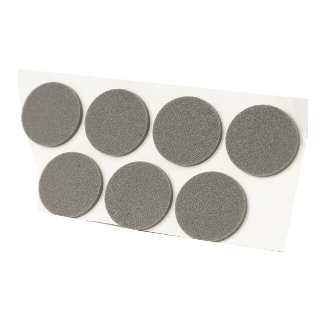 Подкладка самолеящаяся EVA для ножек диаметром 28 мм, серый цвет, набор 14 шт