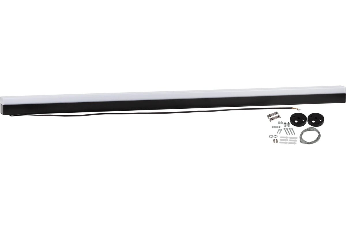 ЭРА Линейный светодиодный светильник SML-10-WB-65K-B48 48Вт 6500K 5500Лм 1180x70x55 черный подвесной Б0049818